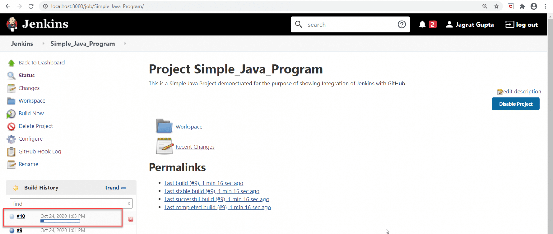 How To Set Up Jenkins Integration Of Your Project With Github Repository